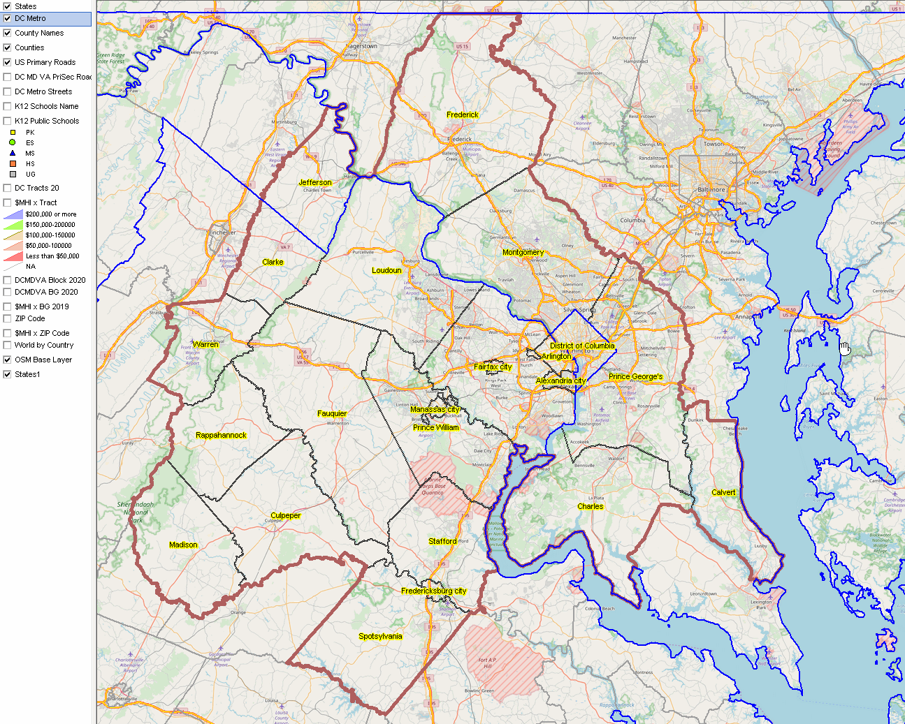 CV XE VDA GIS MOSAIC
