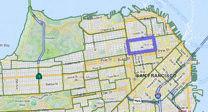 Nob Hill San Francisco Map - Map